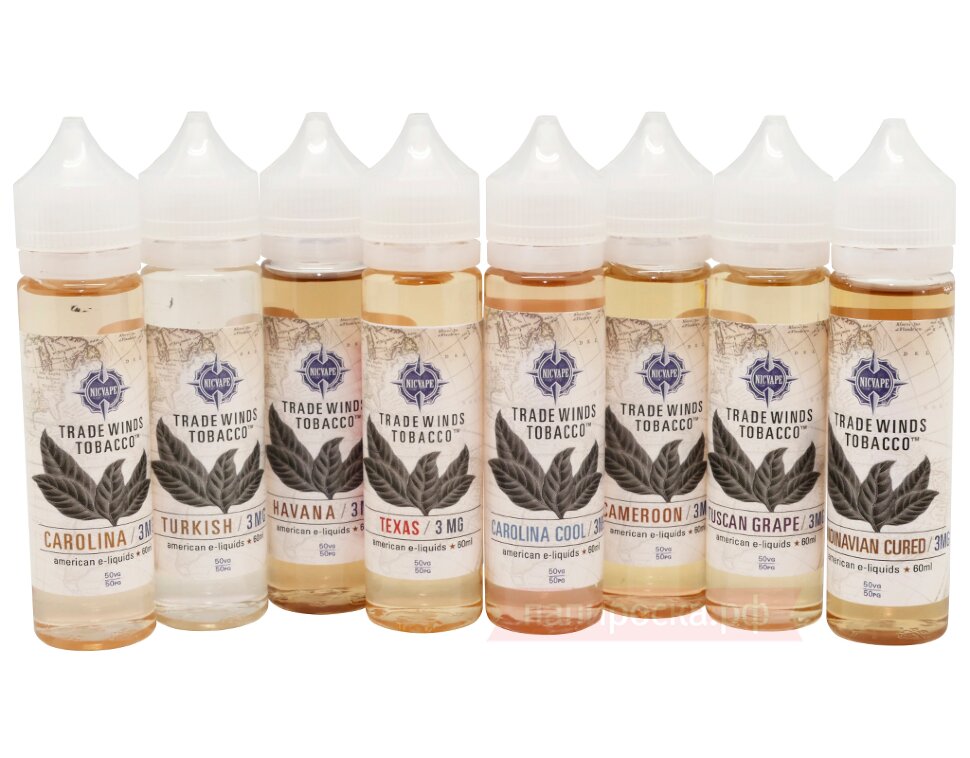 Купить жидкость Carolina - NicVape Tradewinds Tobacco для электронных ...